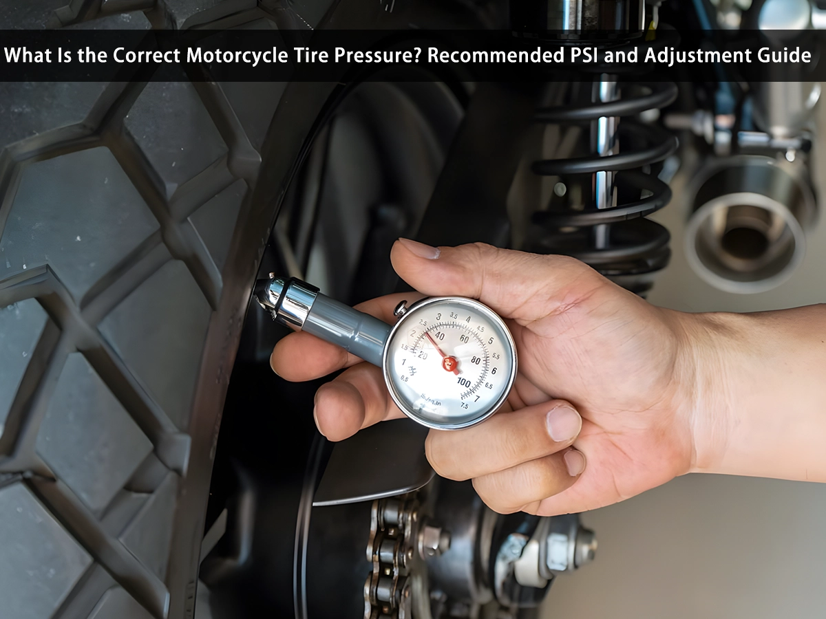 What Is the Correct Motorcycle Tire Pressure? Recommended PSI and ...